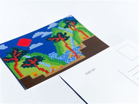 8비트 십장생 띠부띠부 스티커and엽서 Set 텀블벅 크리에이터를 위한 크라우드펀딩
