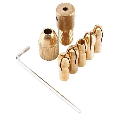 Kit Mini Mandril Para Motor 7 Peças Eletrogate Arduino Robótica Iot Apostilas E Kits