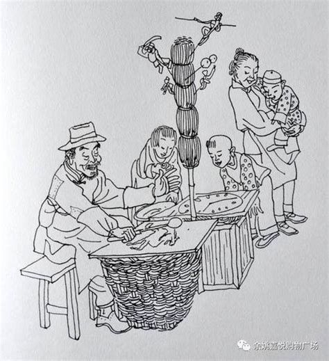 画糖人简笔画 画糖人简笔画图片大全 苗苗知道