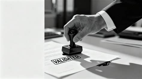 Free Official Validation Stamp Image Validated Stamp Document Download At Stockcake