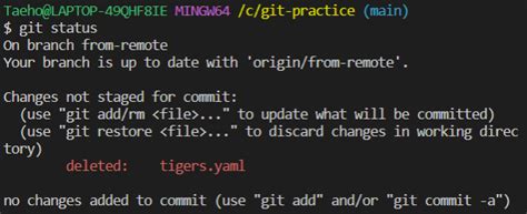 [git] working directory and staging area and repository