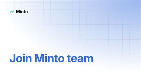 Join Minto Team Chinese Minto