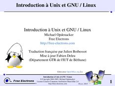 Télécharger cours et exercices gratuit unix linux en PDF