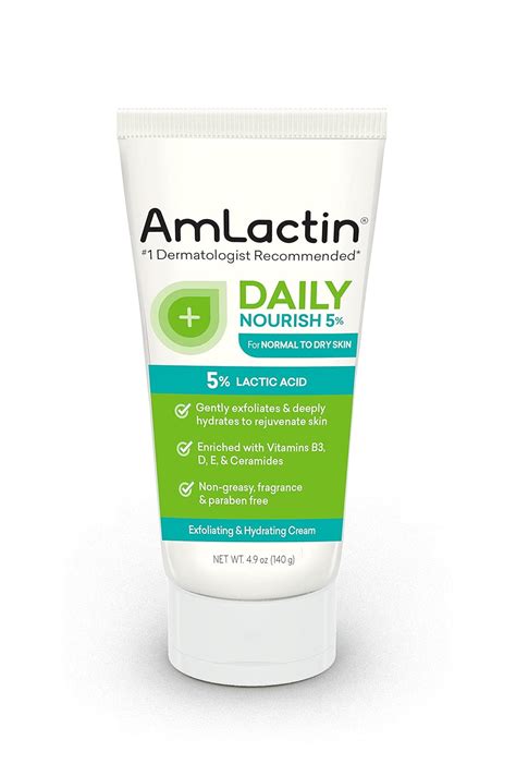Amlactin Daily Nourish 5 4 9 Oz Body Cream With 5