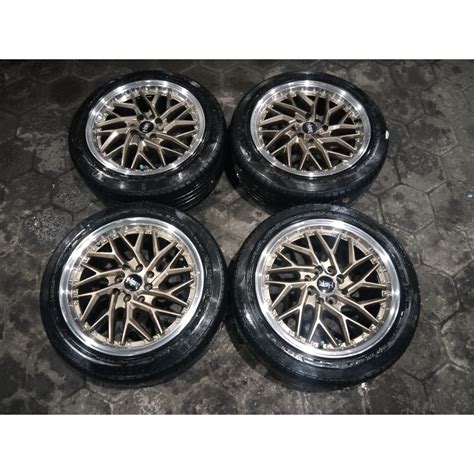 Jual Velg Mobil Hsr Sepuluh Ring 16x7 Pcd 4x100 4x114 Et40 Brz Ban