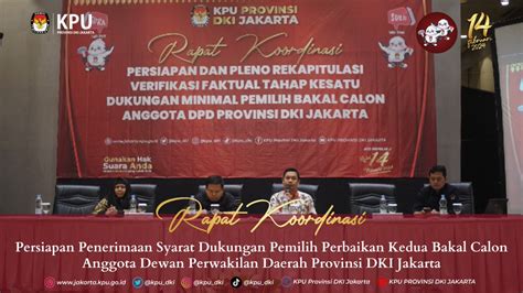 Kpu Dki On Twitter TemanPemilih Pasca Melaksanakan Verifikasi