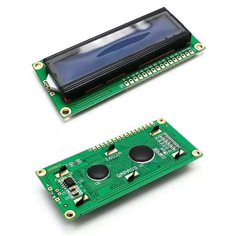 Display LCD Azul x Módulo I C Serial x SEM Soldar Display Casa da Robótica