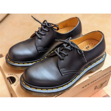 Dr Martens馬汀大夫 經典款3孔馬汀靴 1461 Smooth Black 蝦皮購物