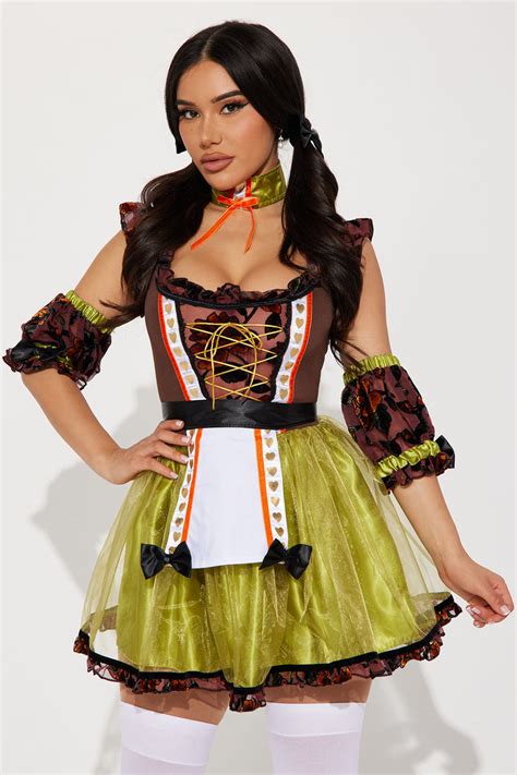 Octoberfest Hottie 5 Piece Costume Set Browncombo Fashion Nova