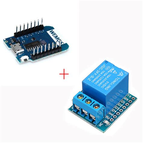 New WeMos D Mini V WIFI Internet Development Board Channel V Relay Module High Level