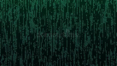 Seamless Animated Abstract Background Of Green Squares Abstract