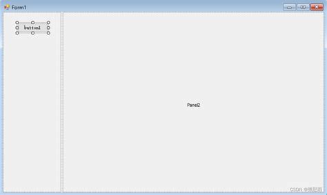 C Winform Splitcontainer组件创建侧边菜单winform侧边菜单设计 Csdn博客