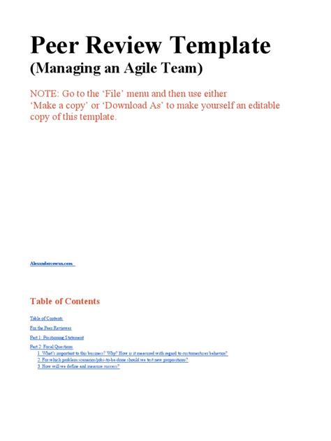 Managing With Agile Peer Review Rubric Coursera Pdf Rubric