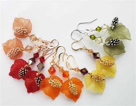 Diy Seed Bead Flower Earrings