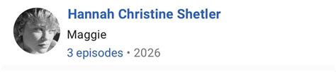 Hannah Christine Shetler Lurker Has Been Cast In Lanterns