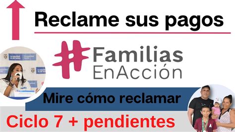 Reclame primer pago Familias en acción cómo retirar Mire cómo si no