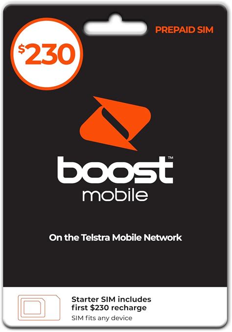 Boost Prepaid Sim Starter Pack Amazon Com Au Electronics
