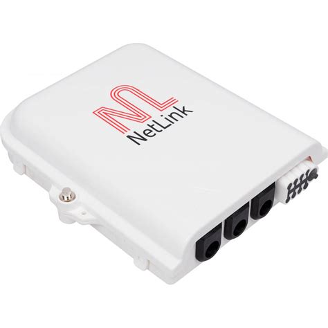 Проходной настенный бокс Netlink FTTH-08 внешний, герметичный ...
