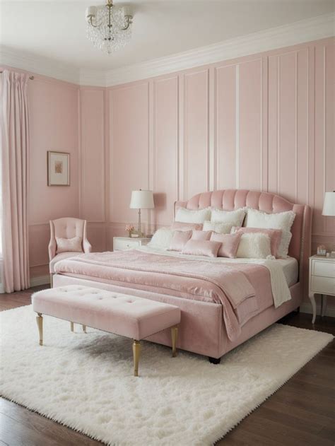 A Dreamy Pink And White Bedroom Decor Kamar Putih Desain Rumah