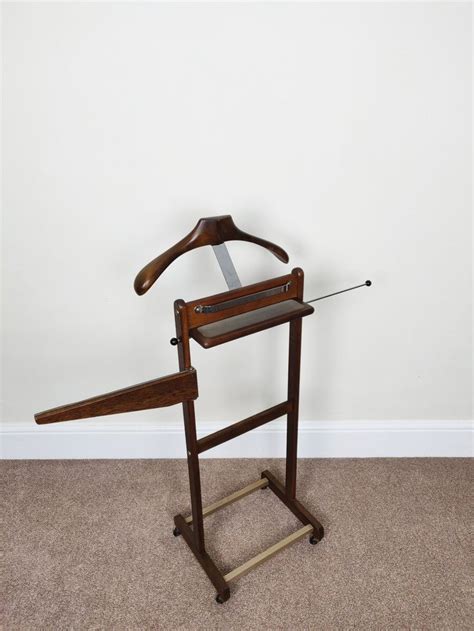 Vintage Gentlemans Wood Versatile Valet Stand Etsy Uk