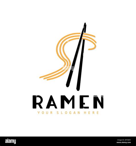 Noodle Logo Ramen Vector Chinese Food Fast Food Restaurant Brand