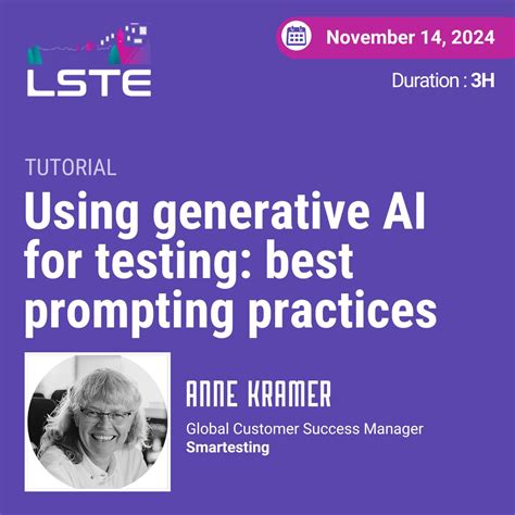 Luxembourg Software Testing Event Nov 14 2024 On Linkedin Lste2024 Lste2024 Generativeai