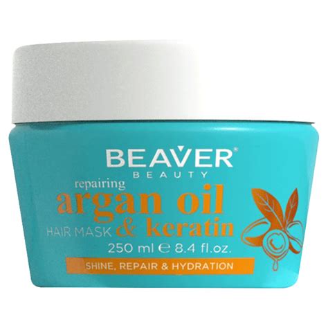 Beaver Professional Repairing Argan Oil And Keratin Hair Mask Маска