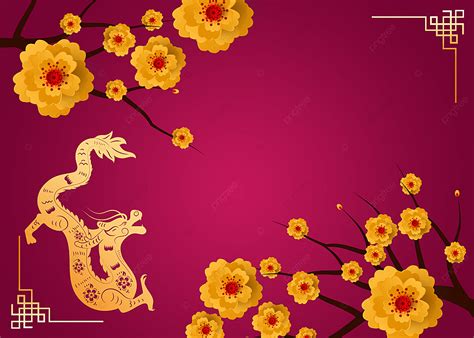 Vietnam Tet Background Vietnam Spring Festival Gradient Background Image And Wallpaper For