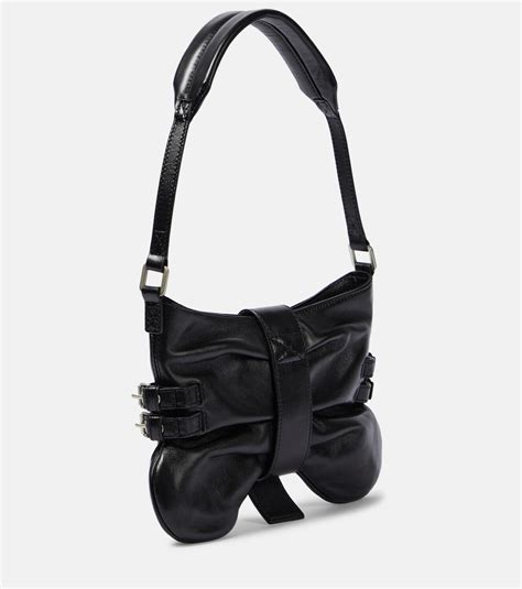 Blumarine Butterfly Mini Leather Shoulder Bag Blumarine