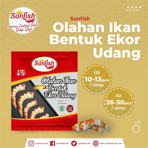 Jual Sunfish Olahan Ikan Bentuk Ekor Udang Gr Shopee Indonesia