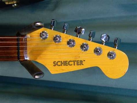 1986 Schecter Stratocaster Black Guitars Electric Solid Body My