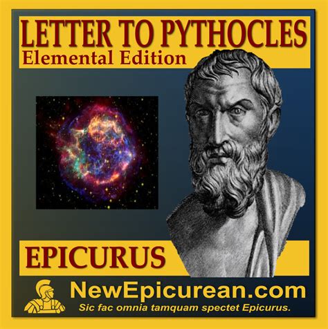 Epicurus Letter To Pythocles Elemental Edition Newepicurean