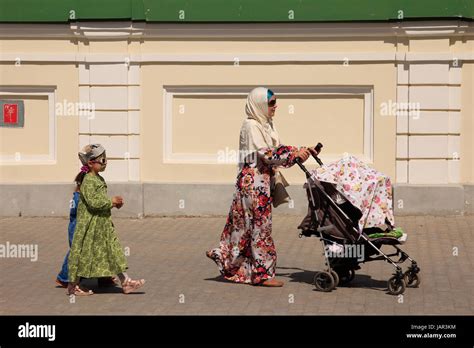 Europa, Russland, Republik Tatarstan, Kasan, Tataren-Vorstadt Stock ...