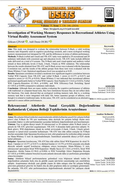 Göksen Çınar Msc On Linkedin Are You Interested In Virtual Reality Assessment Even Measuring