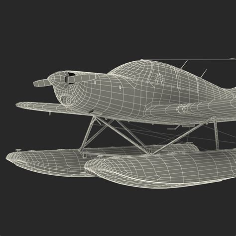 轻型飞机piper Pa 28切诺基水上飞机2 3d模型 3d模型 99 Max Obj Ma C4d 3ds Free3d