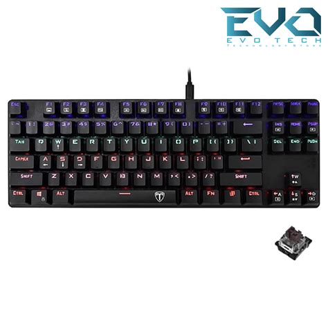 T DAGGER BORA T TGK313 Rainbow Gaming Mechanical Keyboard BROWN SWITCH Evo Tech ايفو تك