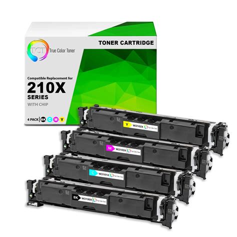 Tct 210x Toner Cartridge 4 Pack Premium Compatible Replacement For 2