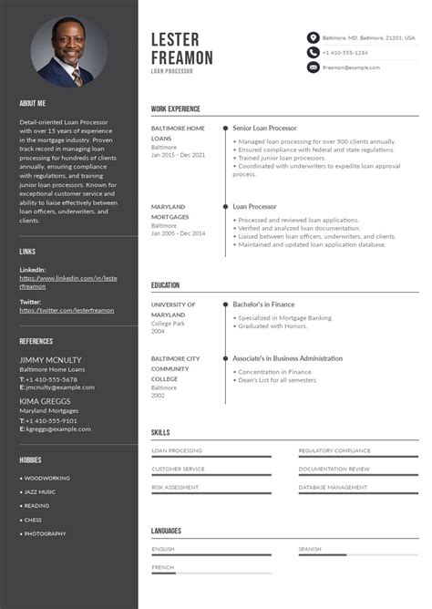 Loan Processor Resume Tips And Examples