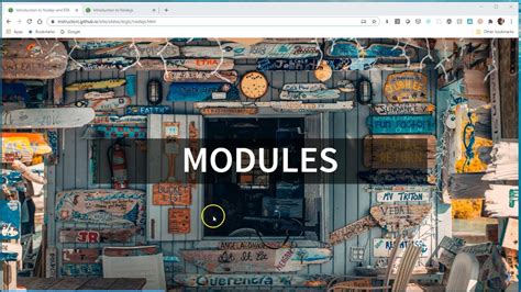 Intro To Nodejs And Es Core Built In Modules Youtube