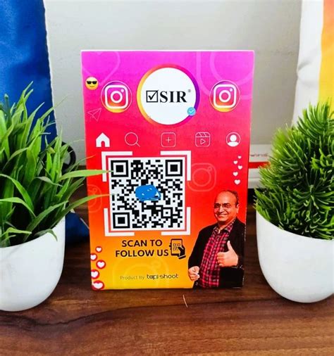 Acrylic 6x4 Inch Qr Code Standee With Design And Print For Promotional At ₹ 400 Piece In Rajkot
