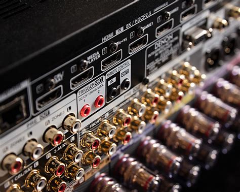 Avc A1h Ampli Tuner Av 210w 8k à 15 4 Canaux Avec Heos Built In Denon
