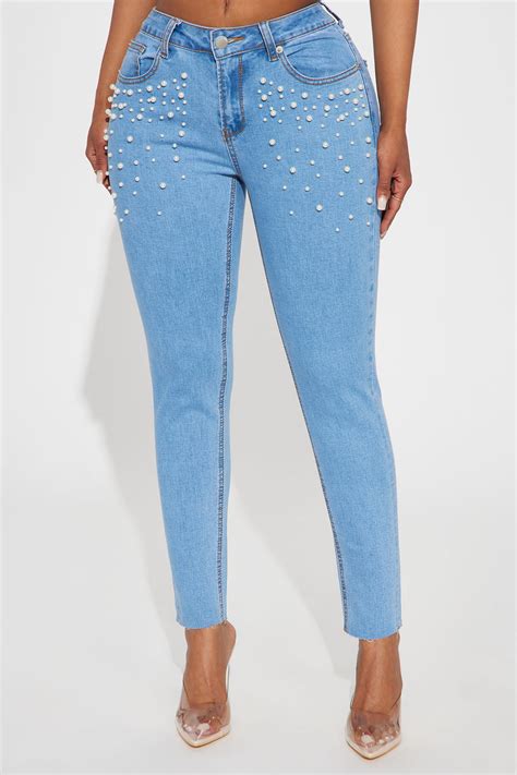 Femme Girl Moment Skinny Jean Light Wash Fashion Nova