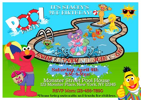 Pool Party Printables 728x1092