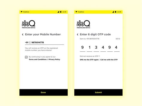 Login OTP Screen Design By Suraj Shettigar