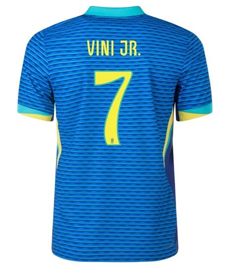 Vini Jr Brazil 2425 Authentic Away Jersey Jerseymotion