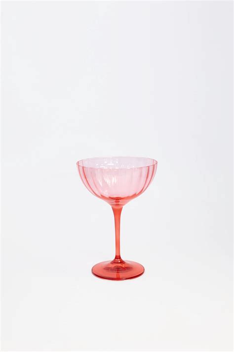 Anna Nina Garden Pink Champagne Glass Domestic Science Home
