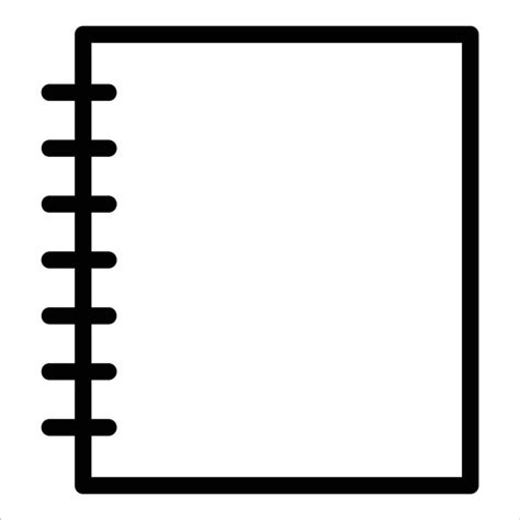 Notebook In Flat Design Style 25781424 Vector Art At Vecteezy