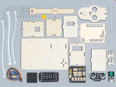 Hot Selling Programming Education Steam Wooden Toys Diy Smart Parking