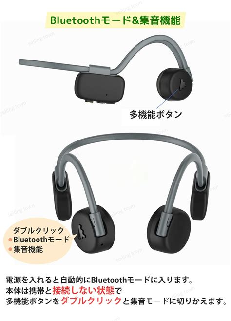 【楽天市場】 少量入荷 一年間保証付き 骨伝導 イヤホン 集音器 ワイヤレス 介護 高齢者 通話可能 音楽楽しめる 充電式 操作簡単